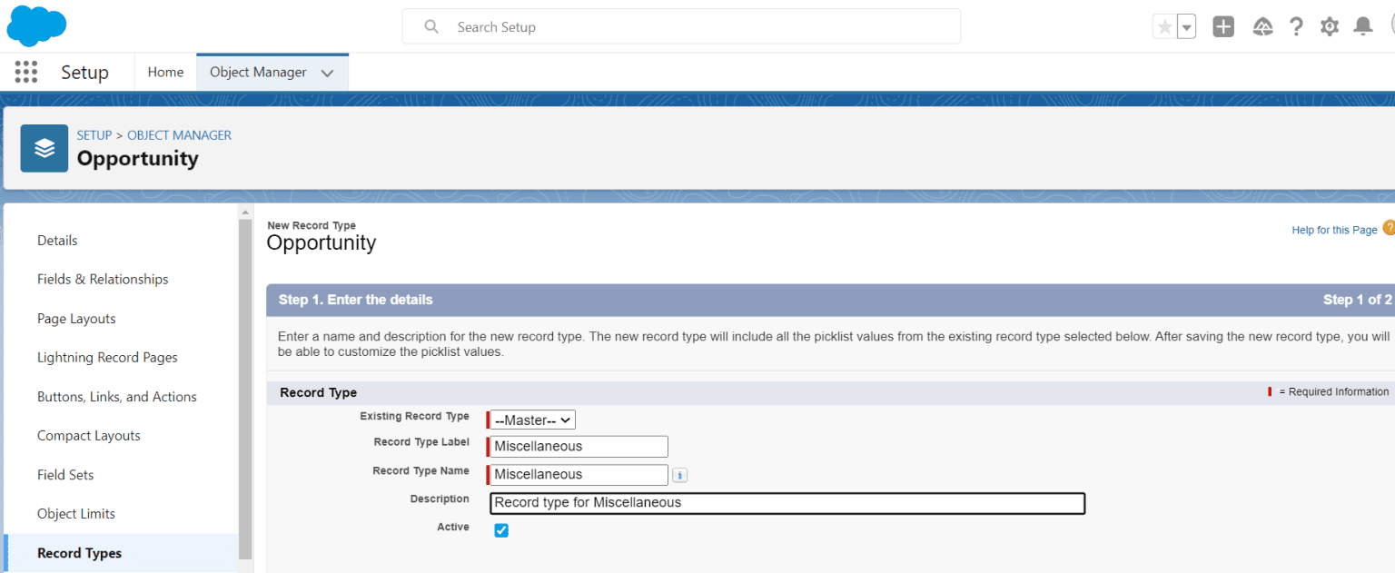 How to Create Record Type in Salesforce - SalesForce FAQs
