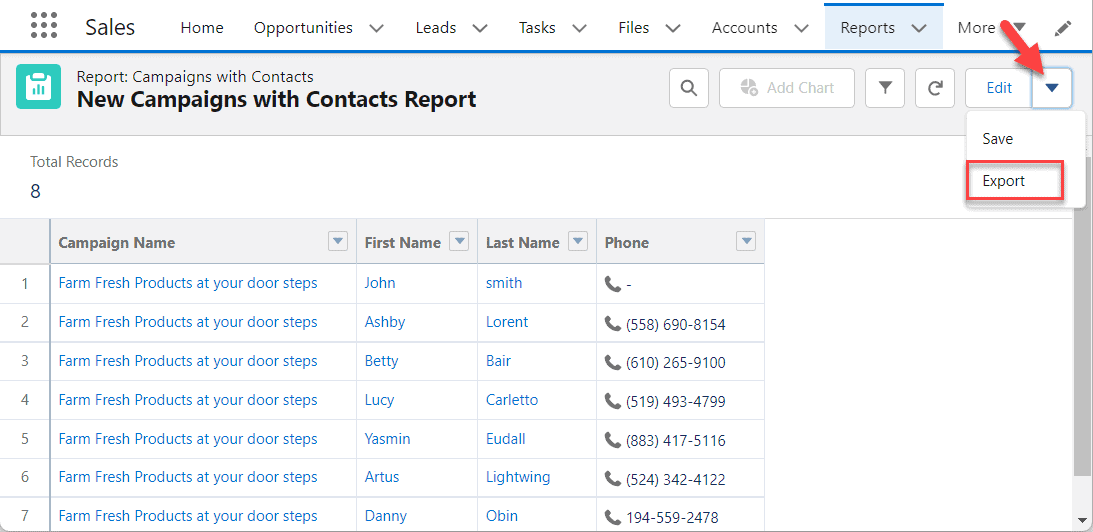 Export Contacts from Salesforce [3 Ways] - SalesForce FAQs