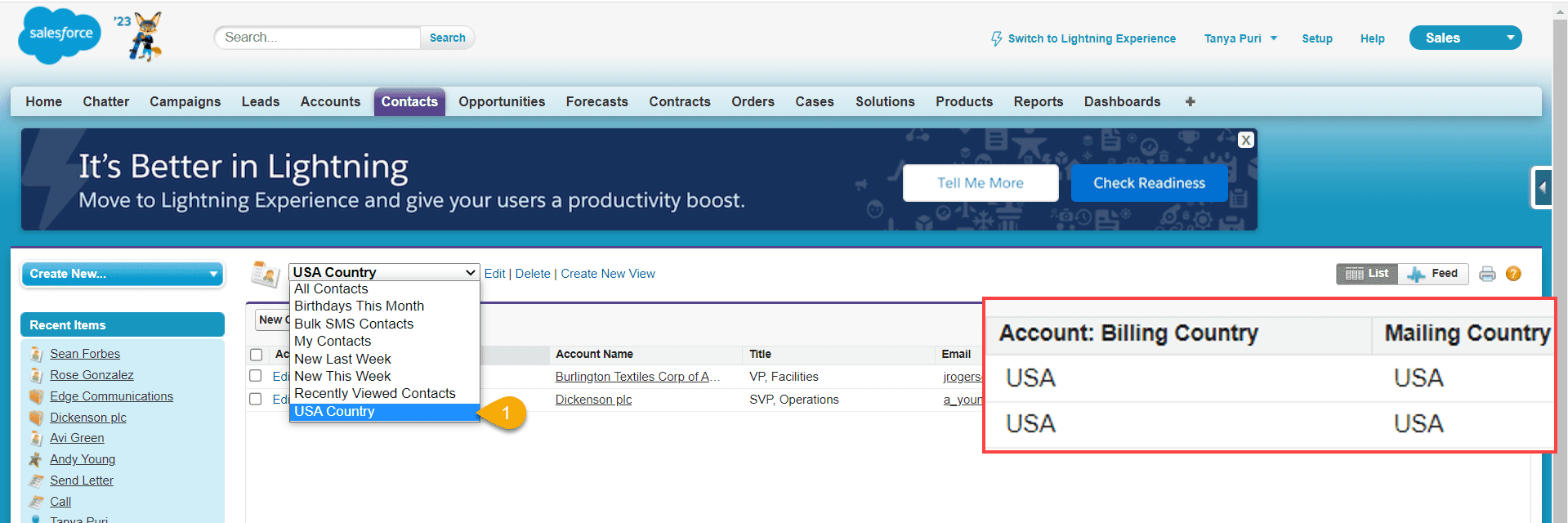 Contact List View Salesforce [Lightning and Classic] - SalesForce FAQs