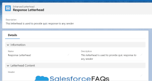 Enhanced Letterhead Salesforce - SalesForce FAQs