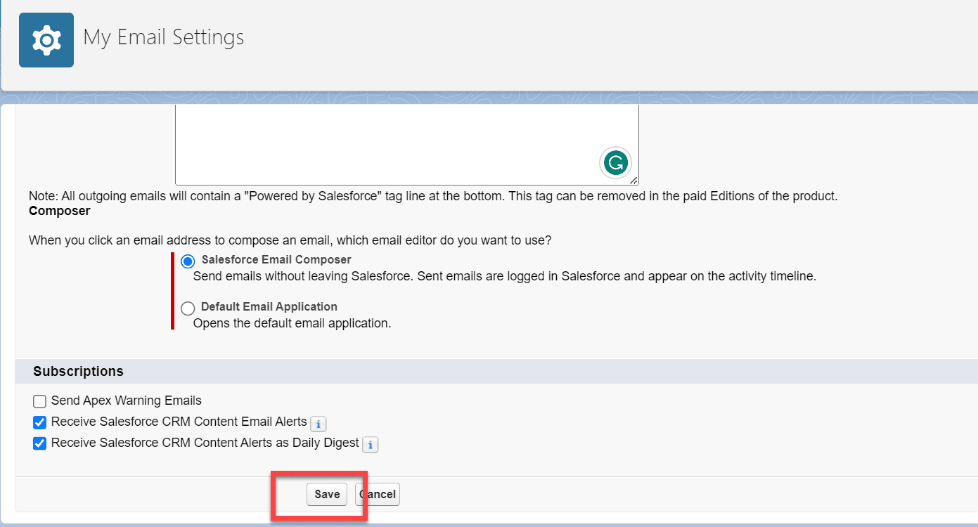 How to Add Email Signature in Salesforce - SalesForce FAQs