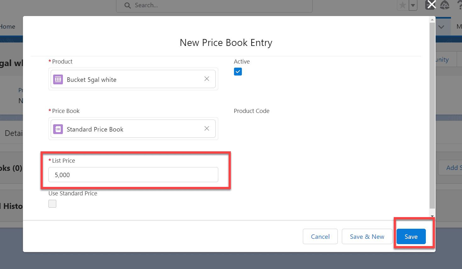 How to Add Standard Price to Product in Salesforce