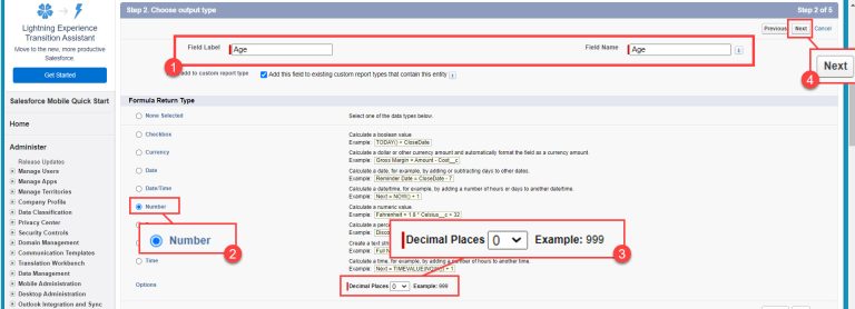 How to Create a Salesforce Formula Field to Calculate Age