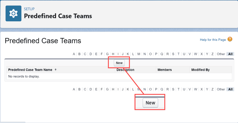 Salesforce Case Teams