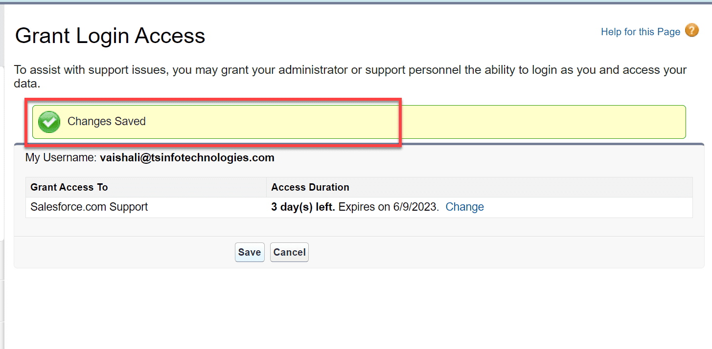 How to Grant Login Access to Support in Salesforce - SalesForce FAQs