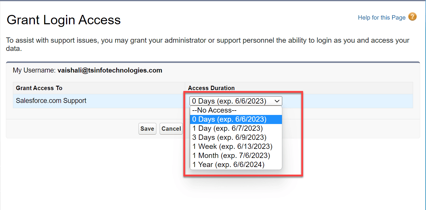 How to Grant Login Access to Support in Salesforce - SalesForce FAQs