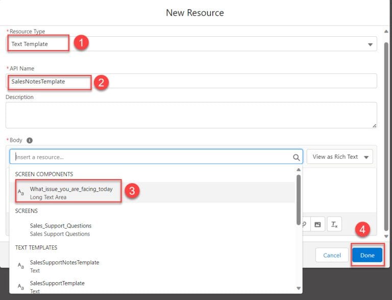 How to Create a Note with Salesforce Flow
