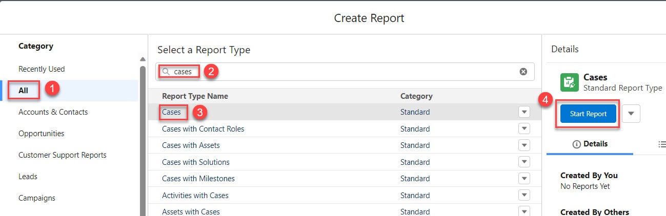 How to Create an Open Cases By Owner Report in Salesforce - SalesForce FAQs