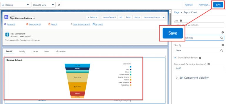 How to Embed Report Chart to Salesforce Record page - SalesForce FAQs