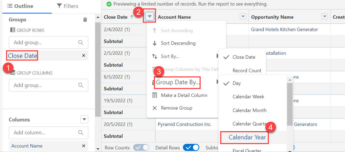 Date Filter in Salesforce Report - SalesForce FAQs
