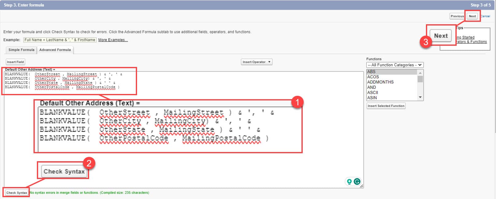 Salesforce BLANKVALUE Function - SalesForce FAQs