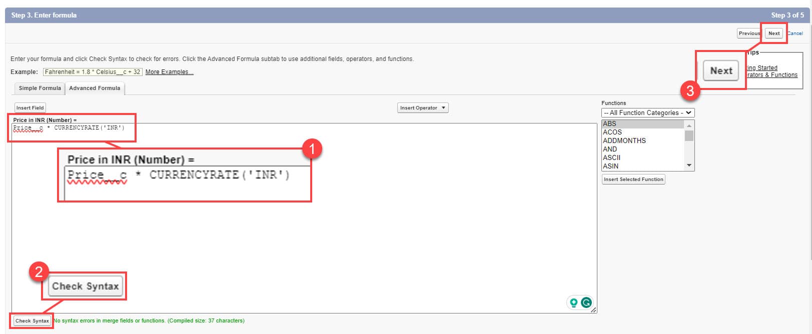 Salesforce CURRENCYRATE Function