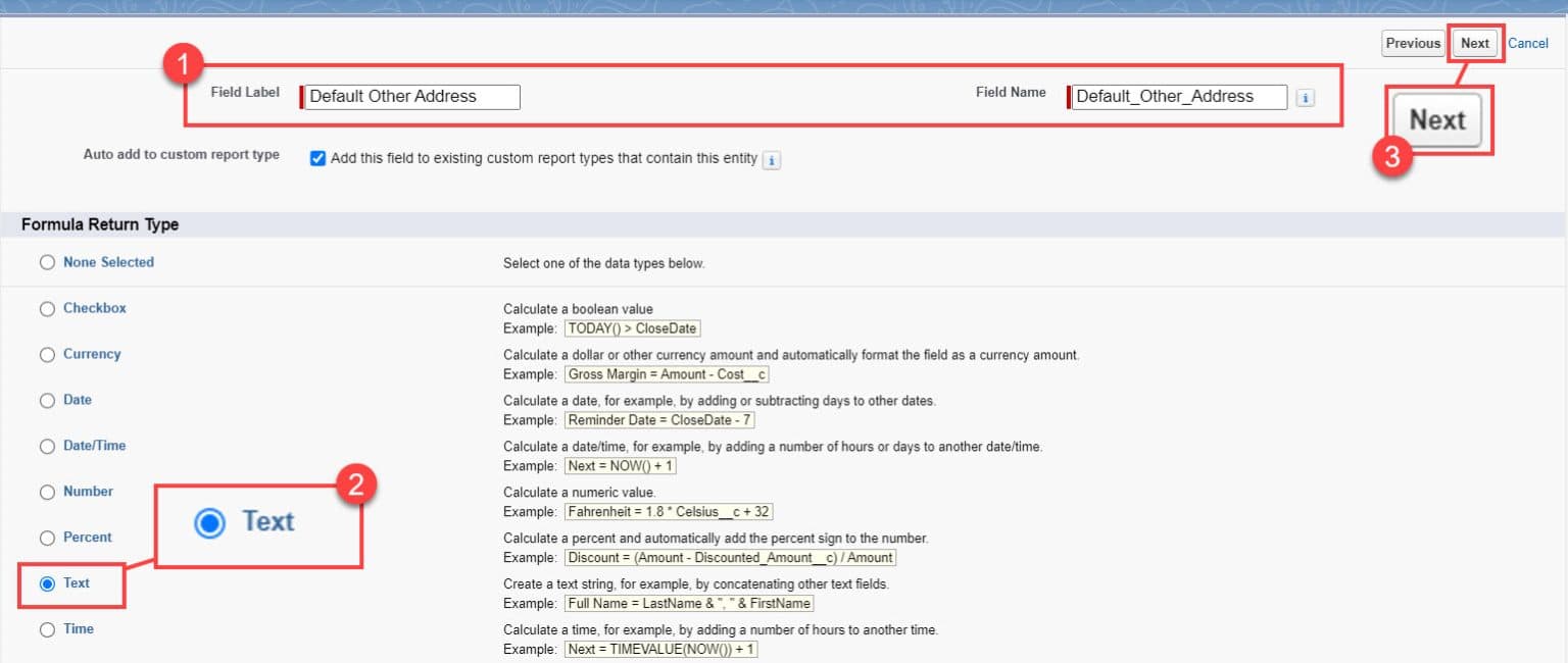 Salesforce BLANKVALUE Function