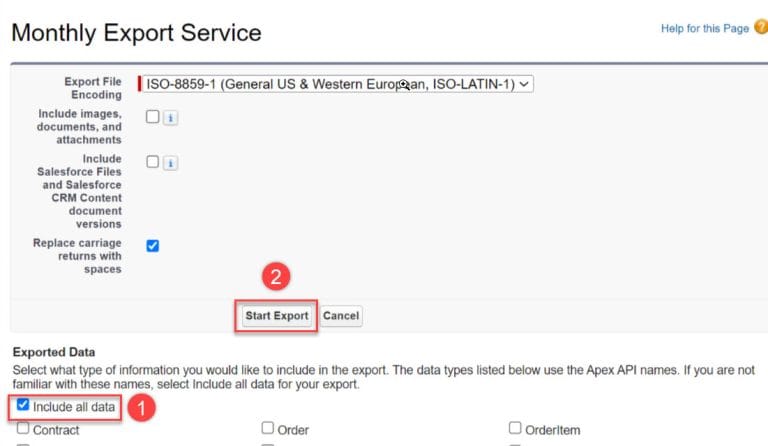 How to Export Data from Salesforce - SalesForce FAQs