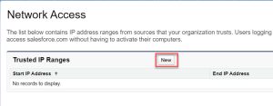 How to Set IP Addresses at Org Level in Salesforce