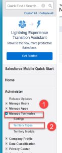 Manage Territories and Territory Models for Opportunities in Salesforce