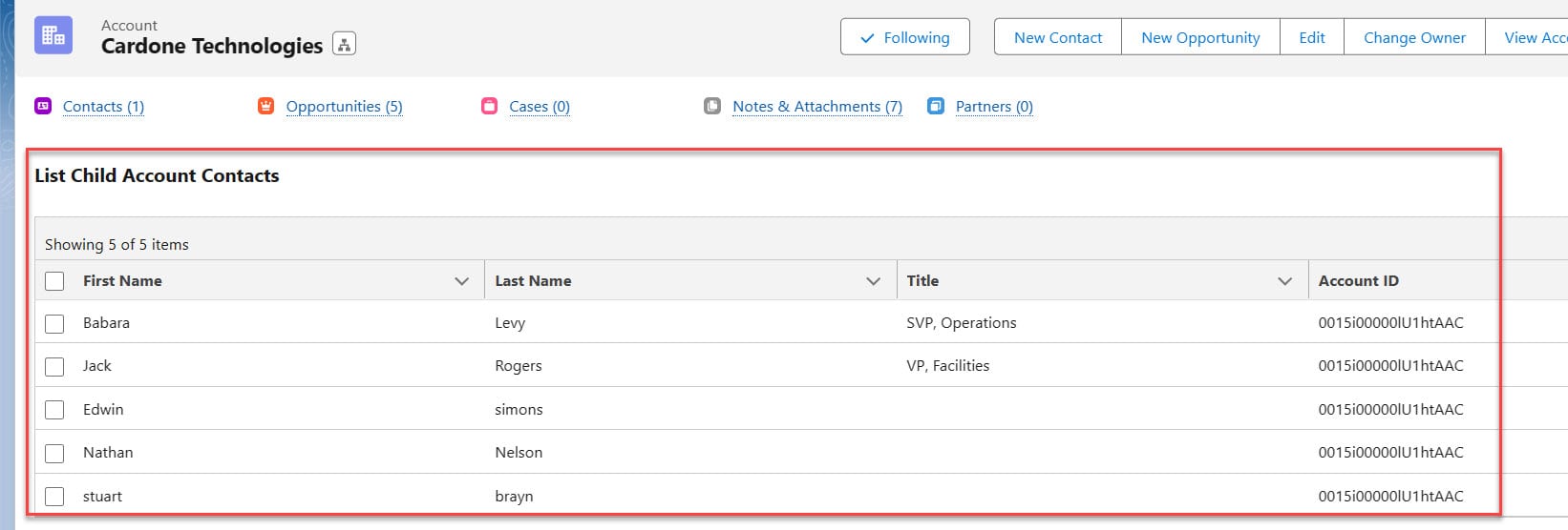 Display Child Account Contacts Using a Salesforce Screen Flow ...
