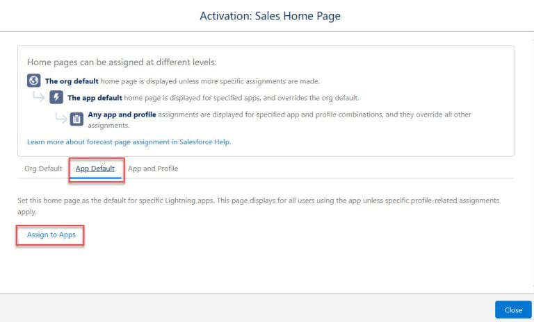 Create a Custom Home Page in Salesforce