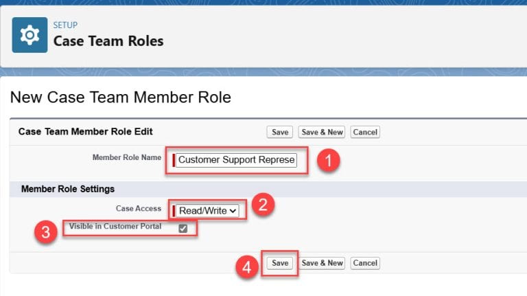 Salesforce Case Teams