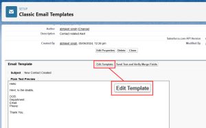 Create Visualforce Email Template in Salesforce