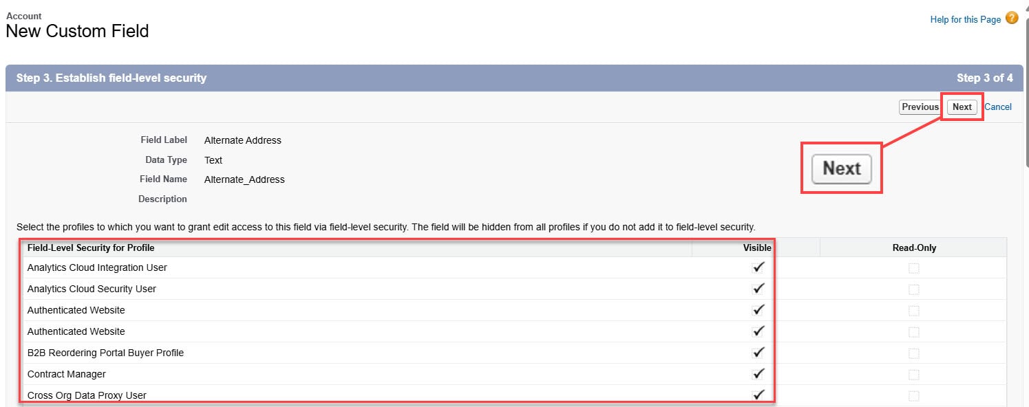 Standard and Custom Fields in Salesforce