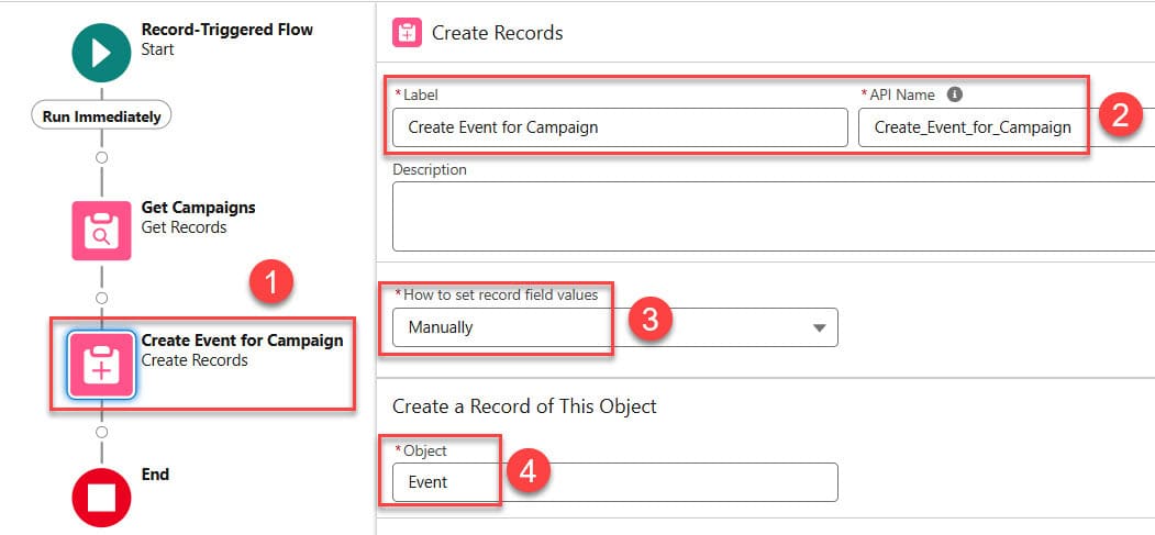 How to Create an Event with Flow in Salesforce [2 Ways]