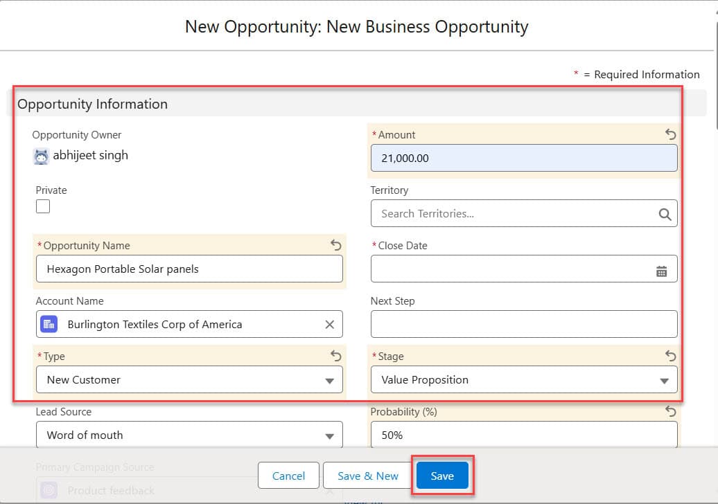 How to Create an Opportunity from a Contact in Salesforce - SalesForce FAQs