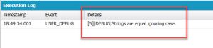 Compare two Strings in Salesforce Apex