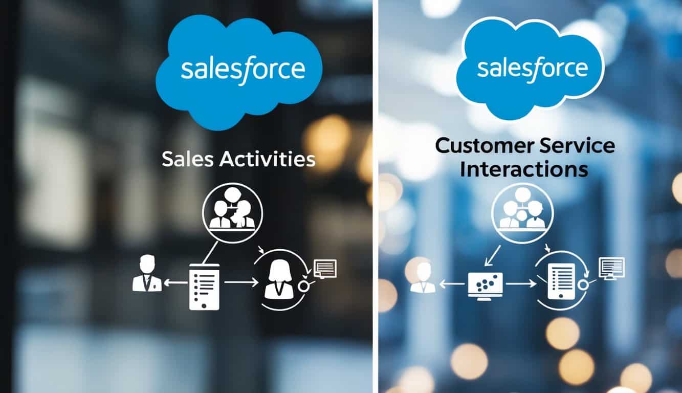 Salesforce Sales Cloud vs Service Cloud - What are the differnces?