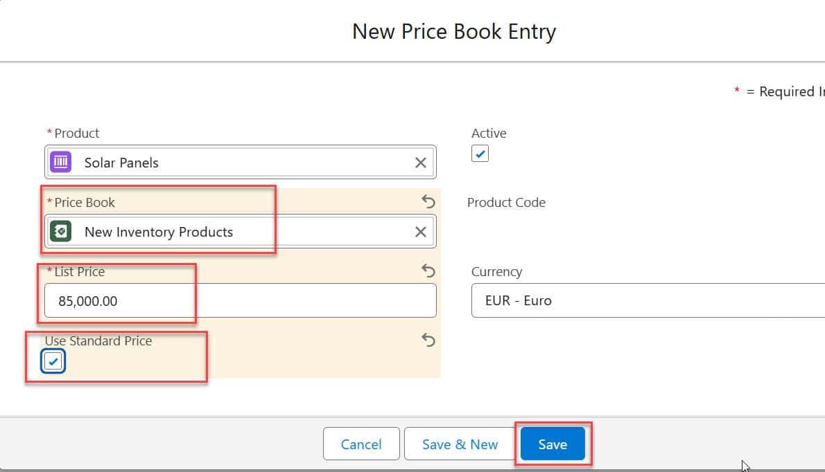 How to Add Standard Price to Product in Salesforce