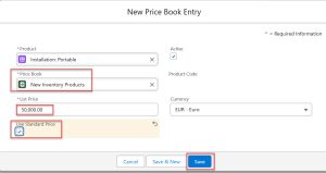 How to Add Standard Price to Product in Salesforce