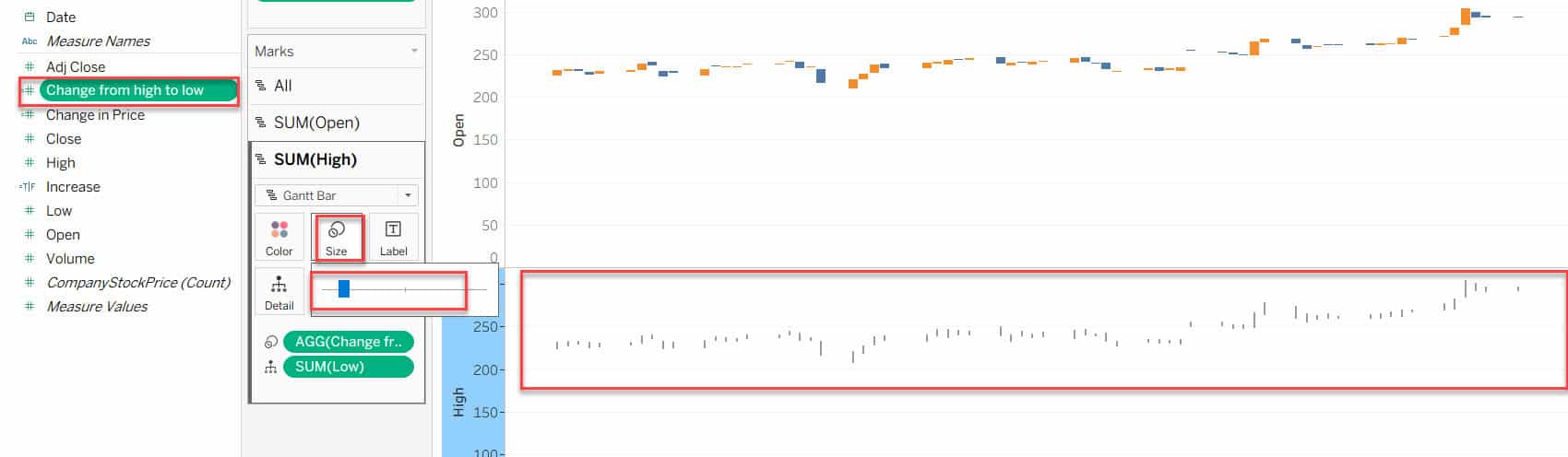 How to Create Candlestick Chart in Tableau