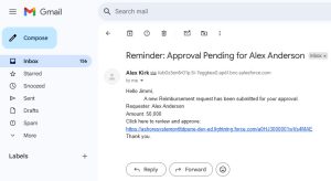How to Send Reminder Email to Approver Using Salesforce Flow : Bijay Kumar