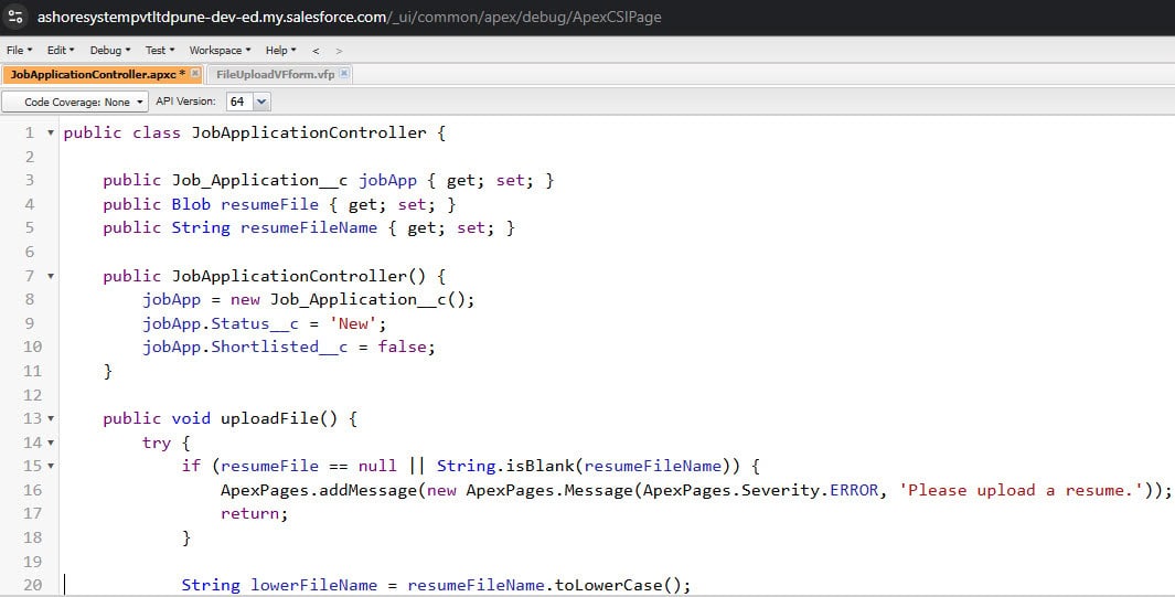 File Upload in Salesforce: Guide with Visualforce & Apex