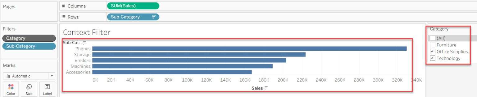How to Use Context Filters in Tableau