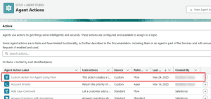 Custom Agent Action in Agentforce Using Salesforce Flow : Shubham