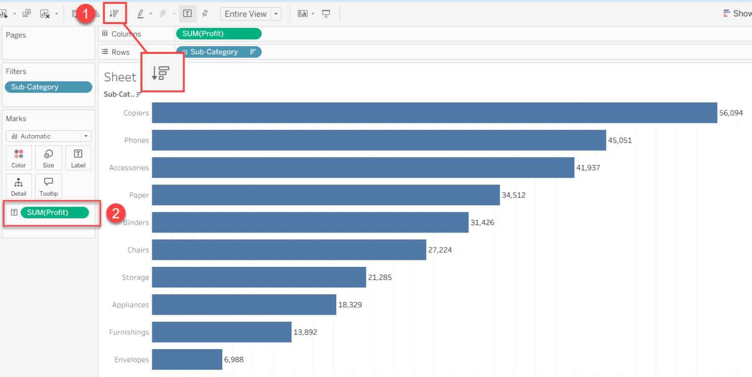 How to Show Top N Results in Tableau Chart