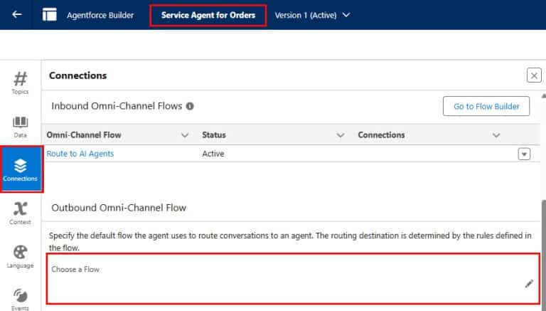 Outbound Omni-Channel Flow in Salesforce Agentforce